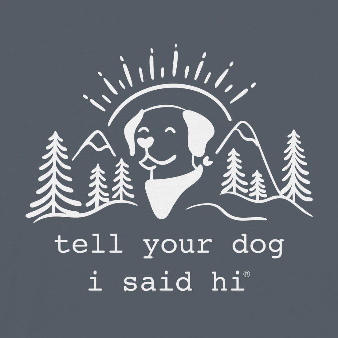 Summit Pup Zip Hoodie - Slate – WeRateDogs