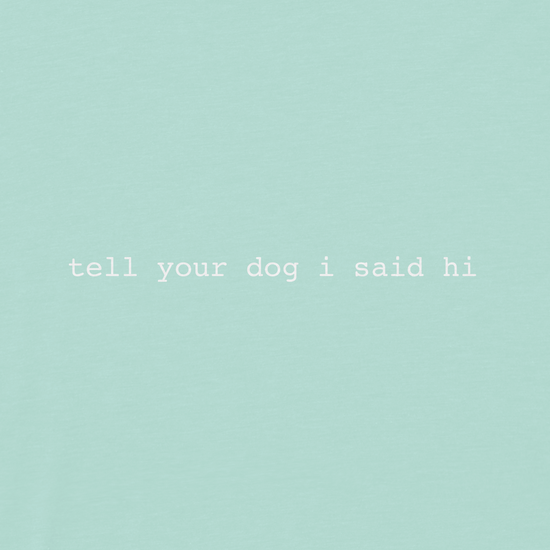 Classic Tee - Mint – WeRateDogs