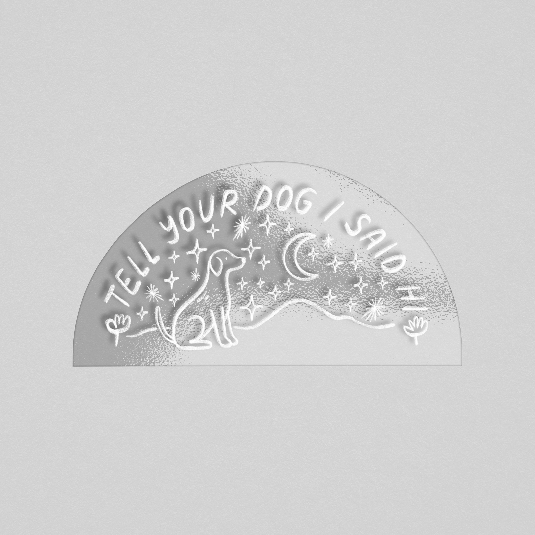 I Said Hi Sticker - Official WeRateDogs Store
